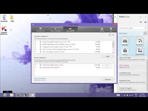 Sony VAIO: How to use VAIO Care & VAIO Updates