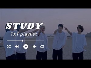 Study with me with TXT chilling/study playlist
