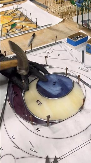 How to Lead Came a Circular Shape in a Stained Glass Panel