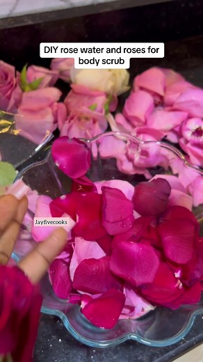 DIY Rose Body Scrub Tutorial