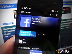 Facebook Windows 10 Mobile Membutuhkan RAM 2GB?