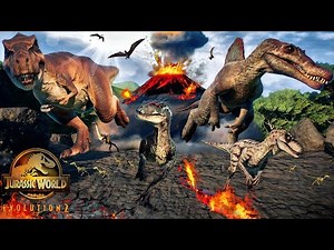Dinosaur Migration Simulation | Isla Sorna - Jurassic World Evolution 3