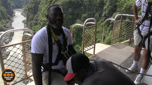 Demonstrating to Ishowspeed and the rest of the world how safe bungee jumping in Zambia is.😆 | Hon. Rodney Malindi Sikumba