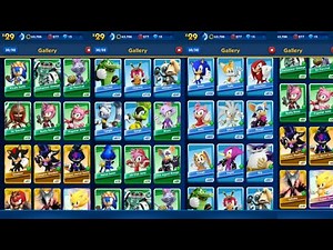 Sonic Dash All Characters 2024