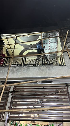 Mohd Sakib on Instagram: "ACP❤️‍🩹 🏠seat work 💫 1.ACP ceiling design 👀 2. ACP sheet false ceiling 3. ACP soffit ceiling work 4. Modern ACP ceiling installation 5. ACP ceiling with LED lights #trendingreels #worklife #interior #instagram #workfromhome 😎"