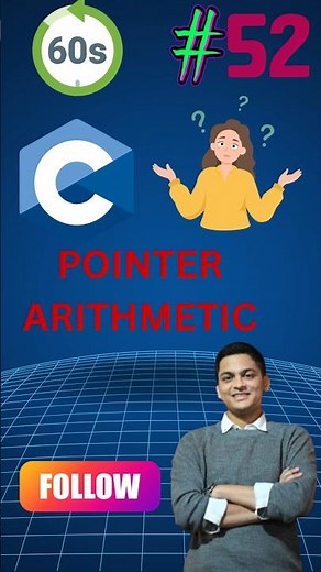 Pointer Arithmetic Explained Simply 🤯 | C Programming Made Easy #shorts #coding #tech
