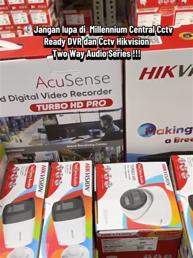 DVR HIKVISION ACUSENSE dan CCTV HIKVISION TWO WAY AUDIO 2MP, 5MP. #hikvision #hikvisioncctv #hikvisionindonesia #cctvcamera #cctvmurah