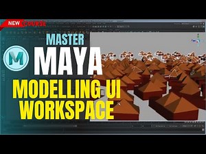 Master Maya Modelling UI Workspace | Maya Tutorial for Absolute Beginners