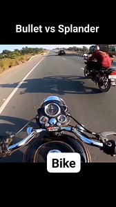 Bullet vs Splander Drag Race ⚡ #reels #viral #trendingreels #bike #bulletbike #bullet #bullet350 | Cars.to