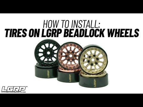 LGRP: HOW TO INSTALL TIRES ON 1.0 BEADLOCKS