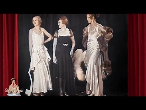 The 1920's Fashion Revolution | Restored Colorized Film 1929