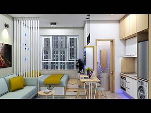 TINY APARTMENT 199sqft ( 18.5sqm MICRO APARTMENT TOUR ) | SPACE SAVING IDEAS | NEVER SAY TOO SMALL