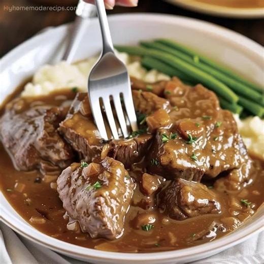 23K views · 140 reactions | ️❤️ Slow Cooker Cube Steak ❤️️ .................  Full Recipe  | Cook By Book | Facebook