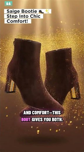 Saige Bootie 👢✨ Step Into Chic Comfort!