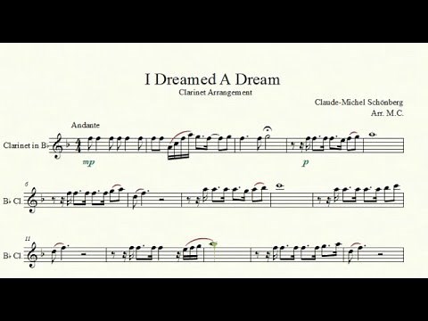 Les Misérables- I Dreamed A Dream [Clarinet Arrangement]