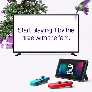 Turn cozy holiday moments into a family gaming party with this limited time bundle. Get blazing fast TELUS PureFibre® Gigabit Internet with Nintendo Switch system for one low price. *Conditions apply. | TELUS