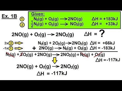 Chemistry - Thermochemistry (10 of 37) Enthalpy: Hess' Law: Example 1B