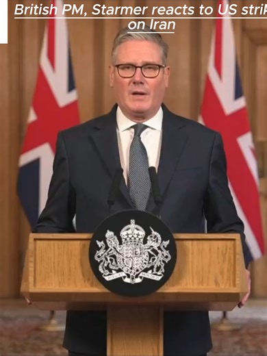 British PM, Starmer Reacts to US strikes on Iran Keir Starmer has responded to the latest US strikes on Iran, confirming that British aircraft are currently operating in the Middle East as part of a defensive mission. In a pre-recorded statement on Saturday, the Prime Minister said UK planes “are in the sky” to protect British people, national interests, and allies. He added that security at British bases and for personnel in the region has been raised to the highest level. The comments come aft