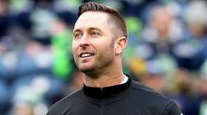 The Honey Badger, Gordon Bombay and a LEGO replica? Kliff Kingsbury's NFL draft setup sparks social media frenzy