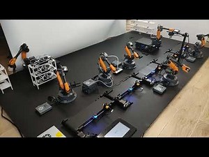 Wlkata Mirobot Automotive Manufacturing Simulation Production Line------ the robot arm homing