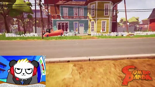 Scary Hello Neighbor Challenge! Let's Play with Combo Panda!