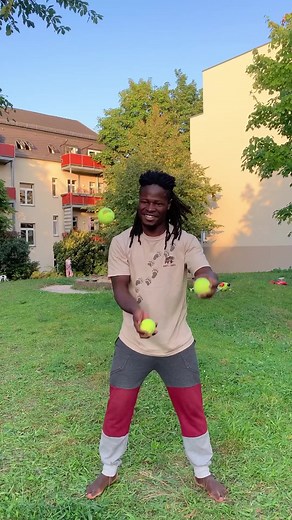 How many tricks did you count? Juggling balls mood 😲🔥 | Kibuuka Ssifu Clinton