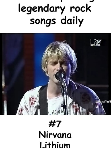 “Lithium” was released by Nirvana in 1991 on their landmark album Nevermind. The song is built around a stark contrast between subdued, almost fragile verses and explosive, distorted choruses, a dynamic that became one of Nirvana’s signature techniques. Its steady tempo and shifting intensity mirror the emotional instability at the heart of the track. Written by Kurt Cobain, the lyrics explore themes of mental health, isolation, and emotional survival, following a narrator who turns to religion 