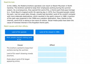 Match causes with their effects based on the text provided.Ca... | Filo