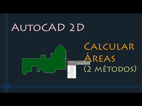 AutoCAD 2D - calcular Areas (2 formas!)