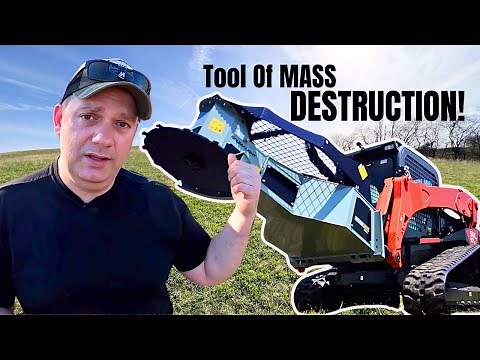 YOU WON’T BELIEVE WHAT THIS SKID STEER ATTACHMENT CAN DO! - BAUMALIGHT DSA 530 TREE SAW