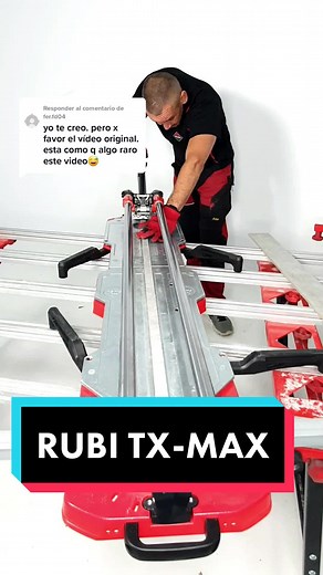 Manejo de la RUBI TX MAX 1250 en Construcción