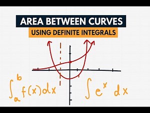 Finding Area Between Two Functions Using Definite Integrals