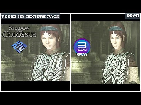 Shadow of the Colossus 4K 60FPS UHD | RPCS3 & PCSX2 HD Texture Pack Comparison