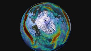NASA Jet Stream Animation