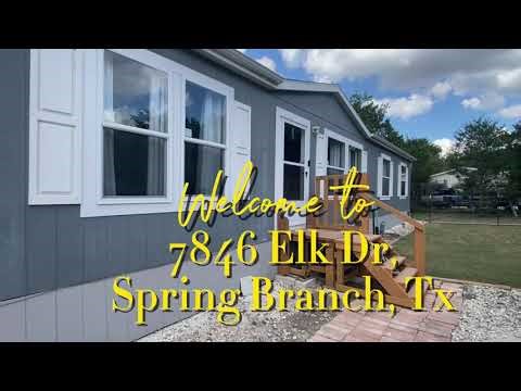 Spring Branch Home on 1/2 an acre Well Under $300k!!