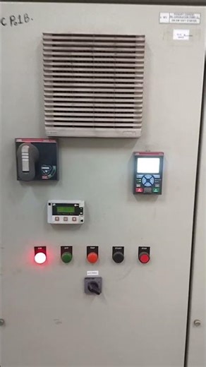 pump house MCC room, incomer 1 grid power and incomer 2 cpp power, 200kw motor current check