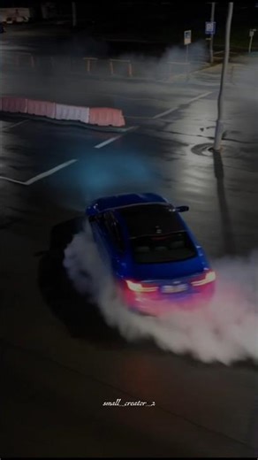 Night Crawler: The Blue Beast Dominating The Streets 🌃🔥 #bmw #m5 #caredit #edit #mperformance