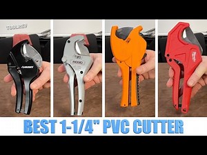 Best 1-1/4" Ratcheting PVC Cutter: Husky vs. Ridgid vs. Milwaukee vs. Klein