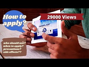 Apply Pain Relief Patch Easily (Dicloplast Transdermal Patch) Precautions? Side Effects?