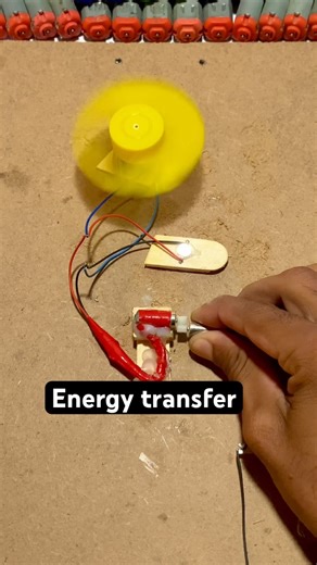 Drone Motor to Drone Motor Energy Transfer | Simple Science Test #shorts #usa
