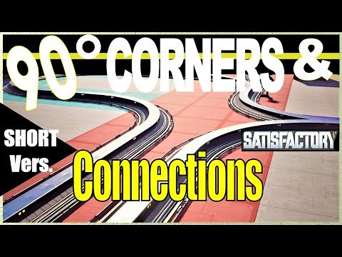 Satisfactory: Perfect Railway Corners, Curves, & Straights (Short Vers.)