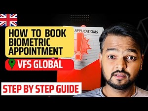 How To Book UK Visa Biometrics Appointment and Self Upload Your Documents on VFS | Step-by-Step