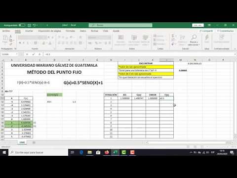 Métodos Numericos - Punto Fijo (UMG)
