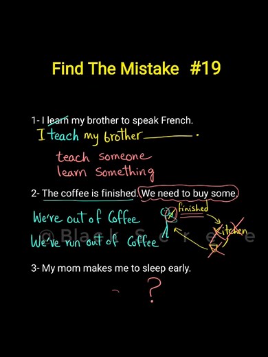 Common English Mistakes: Correcting Sentence Errors