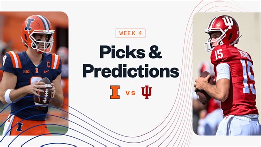 Illinois vs Indiana Prediction, Picks & Odds for College Football Week 4 Tonight
