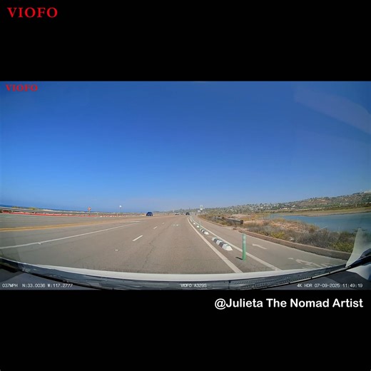VIOFO A329SW Review by Julieta The Nomad Artist🚗 "It gives me so much peace of mind; Dashcam is definitely worth it." ✅3-Channel Sony STARVIS 2 Sensors ✅4K front camera, with an included CPL filter to reduce reflections and glare ✅2K cabin camera featuring an ultra-wide 210° fisheye lens ✅2K waterproof rear camera, capturing every detail even in the rain ✅Built-in Wi-Fi 6 for faster video downloads ✅3-Channel HDR for balanced exposure and enhanced night recording ✅Hybrid Parking Mode for smarte
