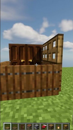 Minecraft: How To Build Smallest House #shorts