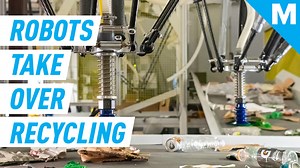 Amid coronavirus, low-paid and risky recycling jobs are being filled by robots