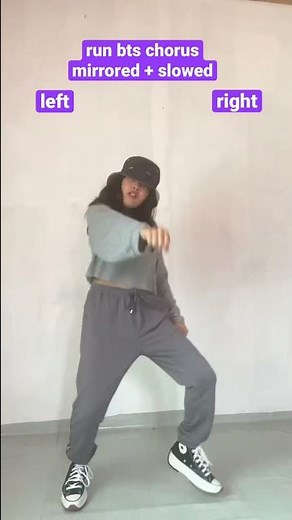 RUN BTS DANCE TUTORIAL MIRRORED + SLOW | BTS RUN BTS CHORUS DANCE TUTORIAL #shorts #runbts #bts