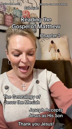 Reading the Gospel of Matthew Chapter 1 #KingdomMindset #christiancontent #GodsWord #scripture #jesuslovesyou #biblereading | Leslie Rebecca Alexander